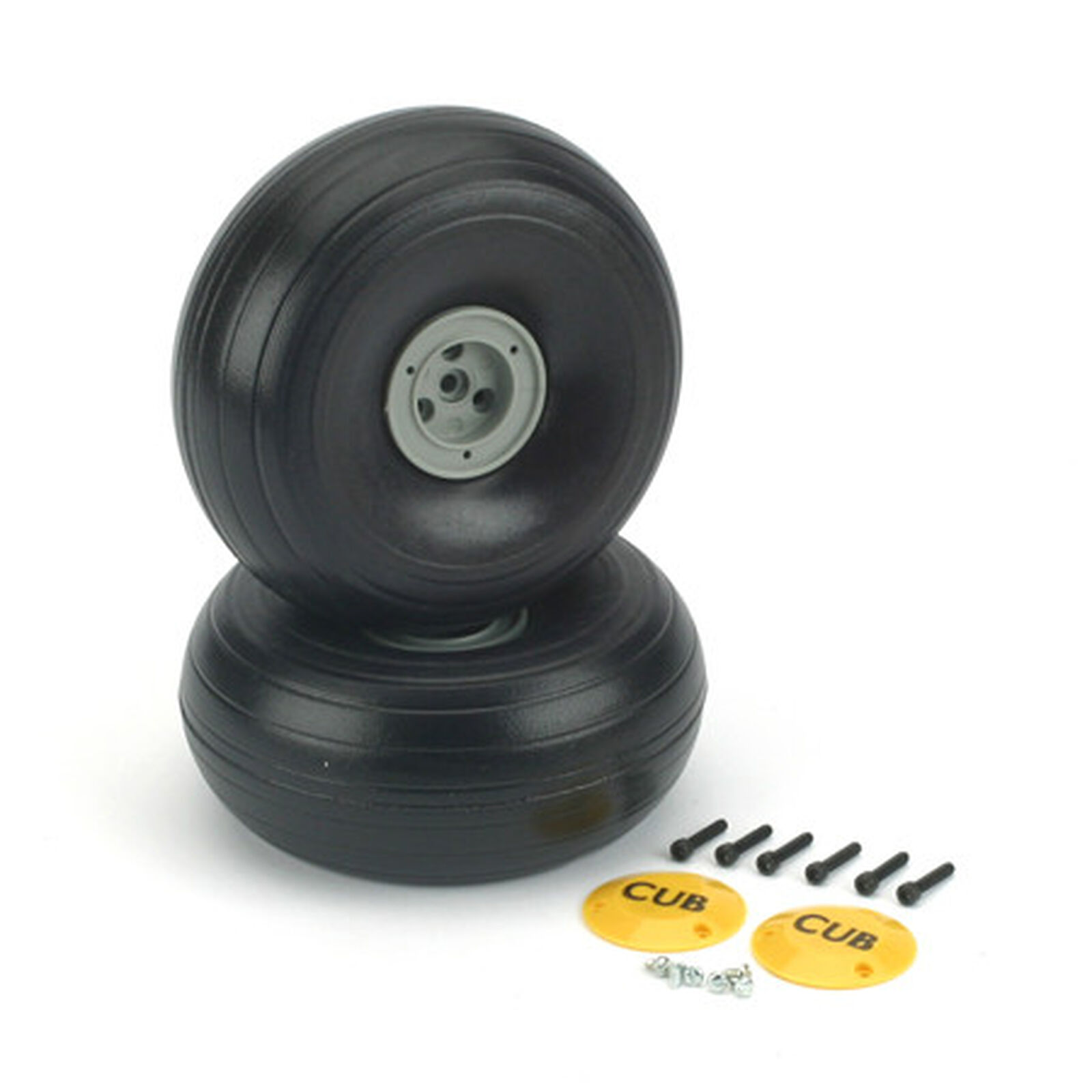 Dubro Products J3 Cub Wheels, 4-1/4" Lite (2) | Horizon Hobby