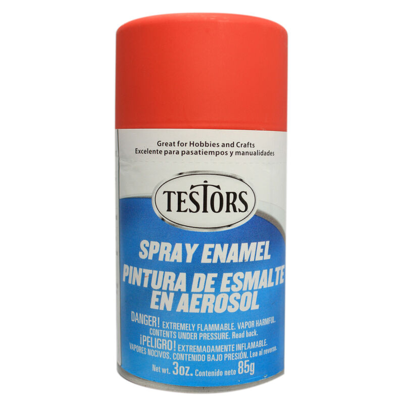 Testor Corp. Spray 3 oz Flat Red | Horizon Hobby