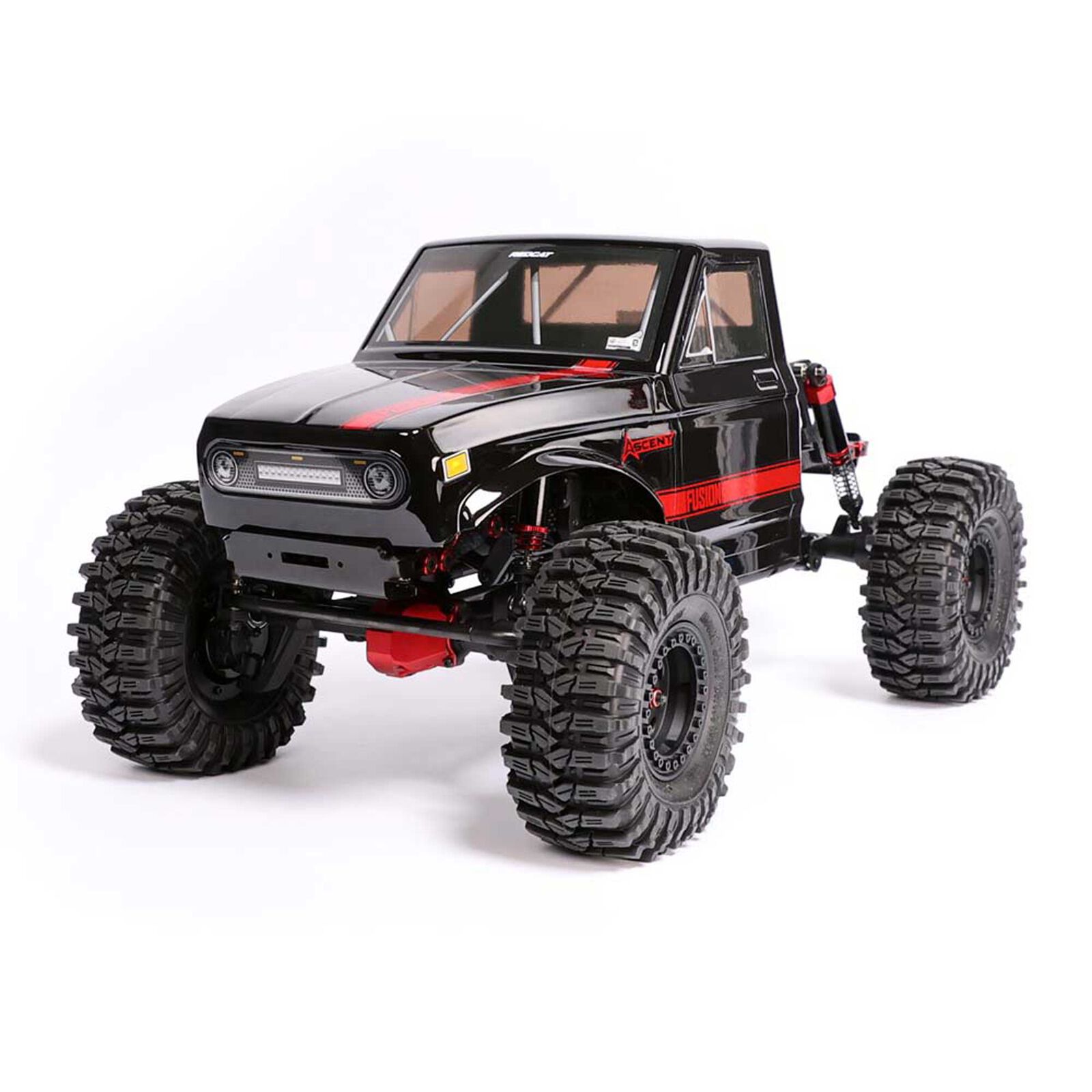 Redcat Racing 1/10 Ascent Fusion 4x4 Rock Crawler RTR, Black | Horizon ...