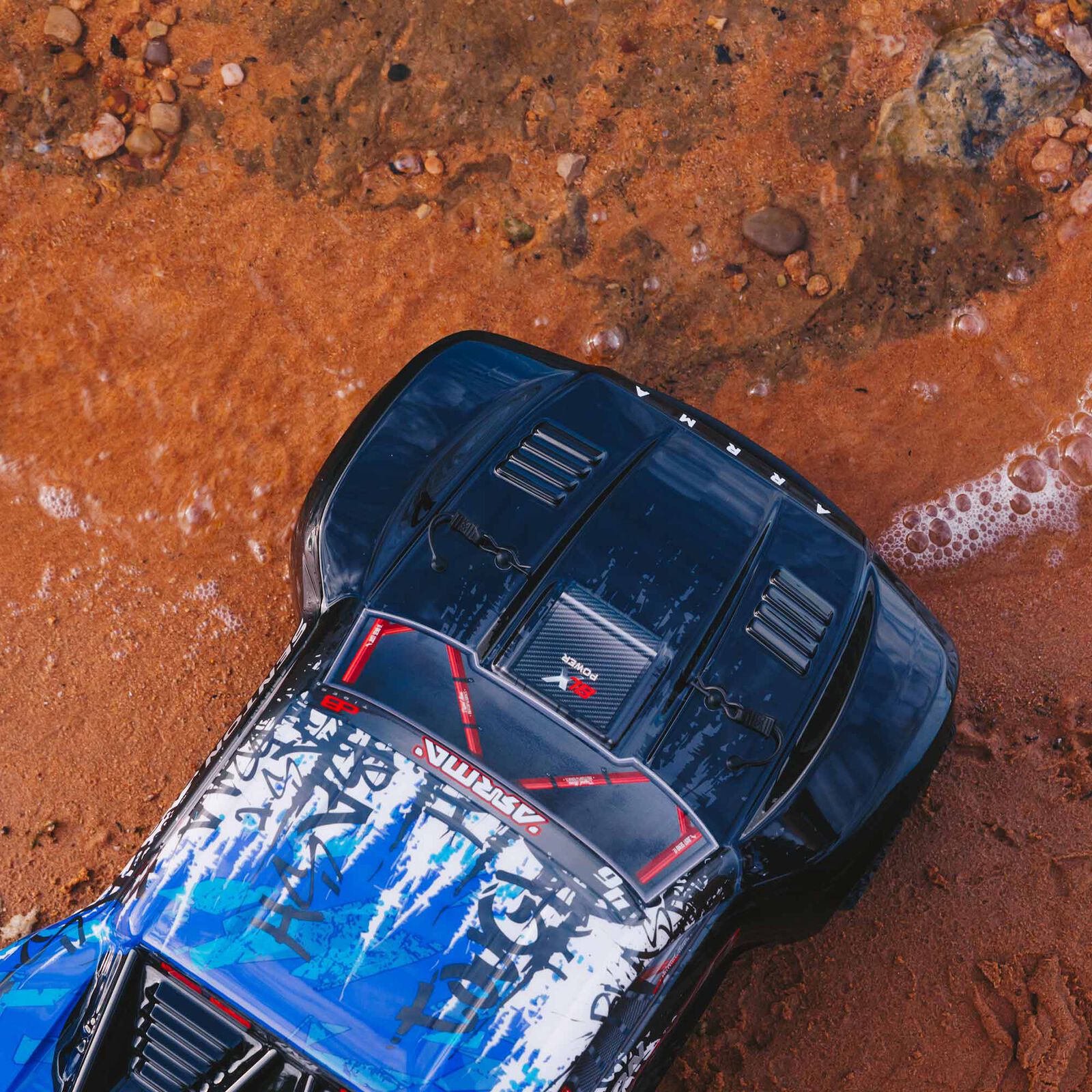 ARRMA 1/10 SENTON 3S 4X4 RTR Brushless Short Course Truck, Blue ...