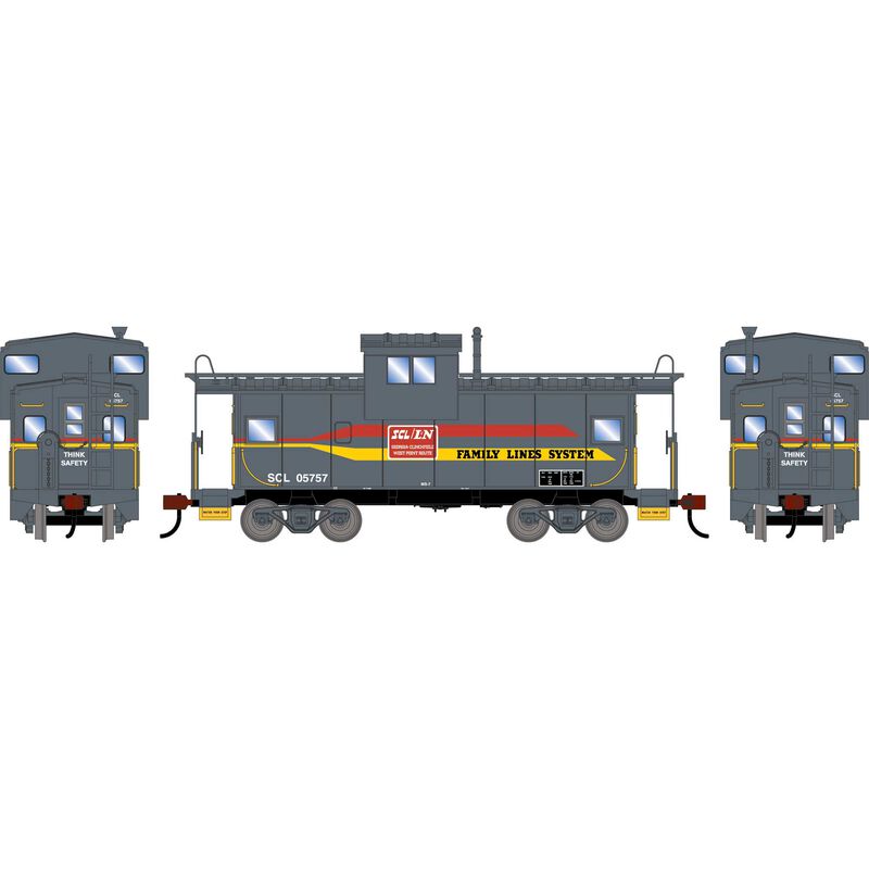 Athearn HO ATH Wide-Vision Caboose, SCL 'Family Lines' #05757 | Horizon ...