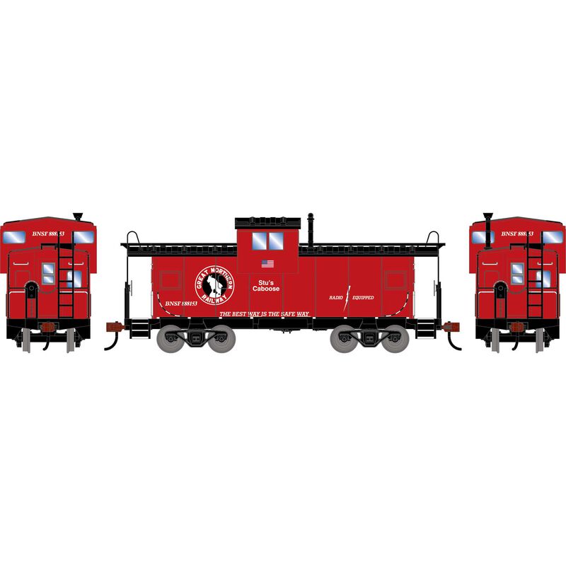 Athearn HO ATH Wide-Vision Caboose, BNSF/GN #888153 | Horizon Hobby