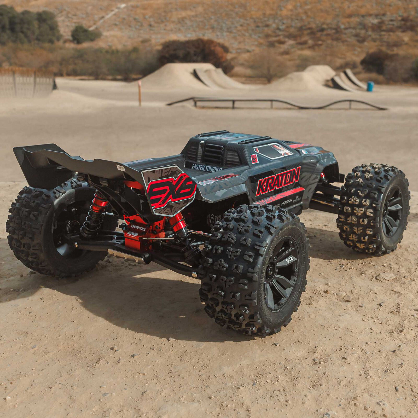ARRMA 1/8 KRATON 6S EXB 4X4 RTR Brushless Speed Truck, BLACK | Horizon ...
