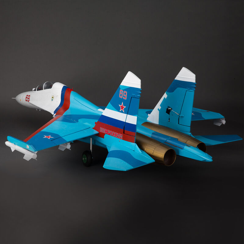 E-flite SU-30 Twin 70mm EDF BNF Basic with AS3X and SAFE Select ...