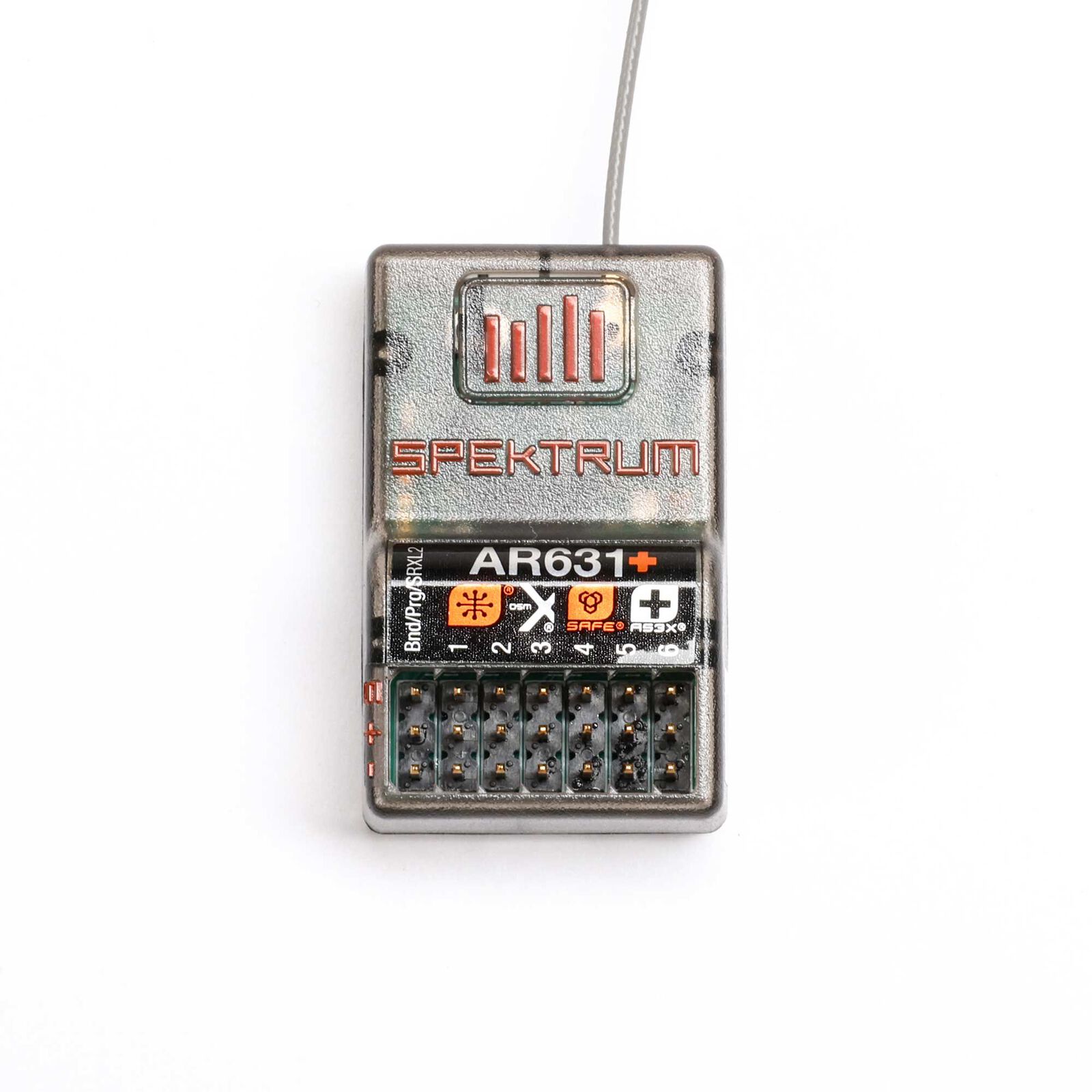 Spektrum AR631+ DSMX 6-Channel AS3X+ & SAFE Receiver | Horizon Hobby