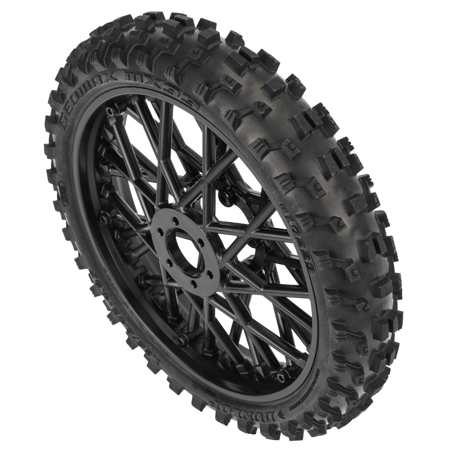 Pro-Line Racing 1/4 Dunlop Geomax MX33 CR4 Front Tire MTD Black ...