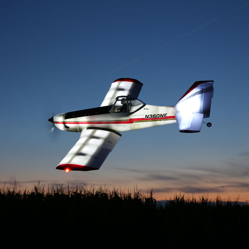 E-flite Brave Night Flyer 1.2m BNF Basic with AS3X | Horizon Hobby