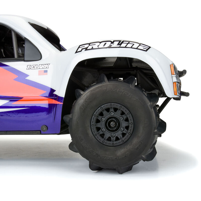 Pro-Line Racing 1/7 Dumont Sand/Snow F/R Tires MTD 17mm Black Raid (2 ...