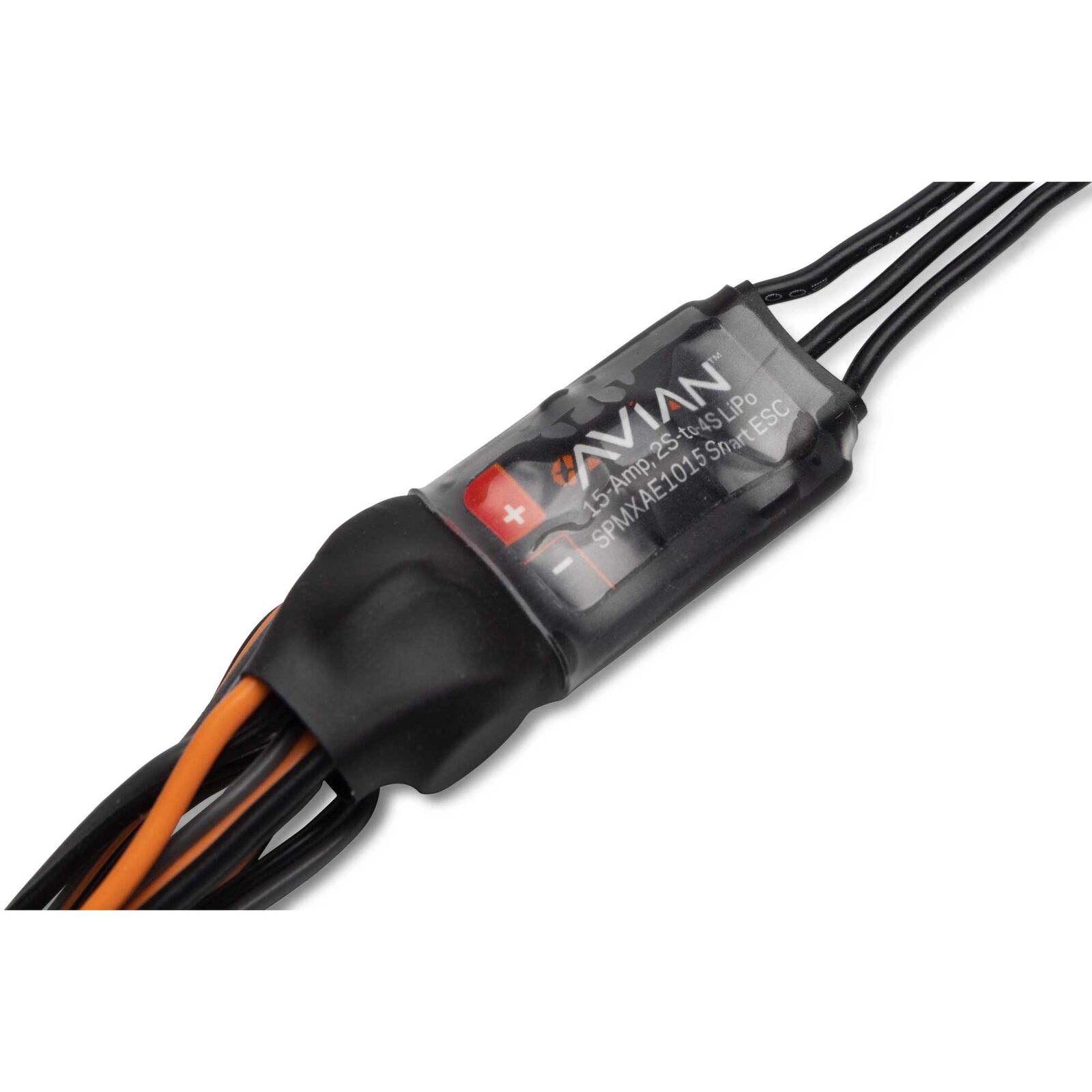 Spektrum Accessories Avian 15-Amp Smart Lite Brushless ESC, 2S-4S: IC2 ...