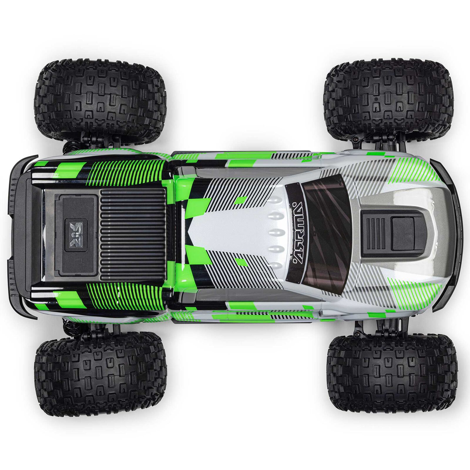 ARRMA 1/10 GRANITE MEGA 665 4X4 RTR Brushed Monster Truck, Green ...