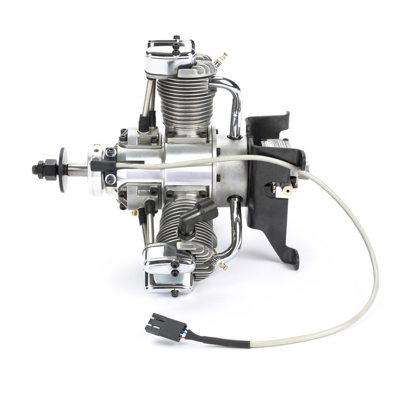 Saito Engines FG-33R3 33cc 3-Cylinder Gasoline Radial Engine, BS ...
