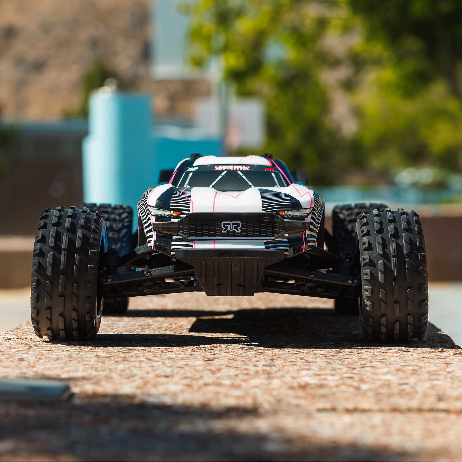 ARRMA 1/10 VORTEKS 2WD RTR Brushed Stadium Truck, Blue | Horizon Hobby