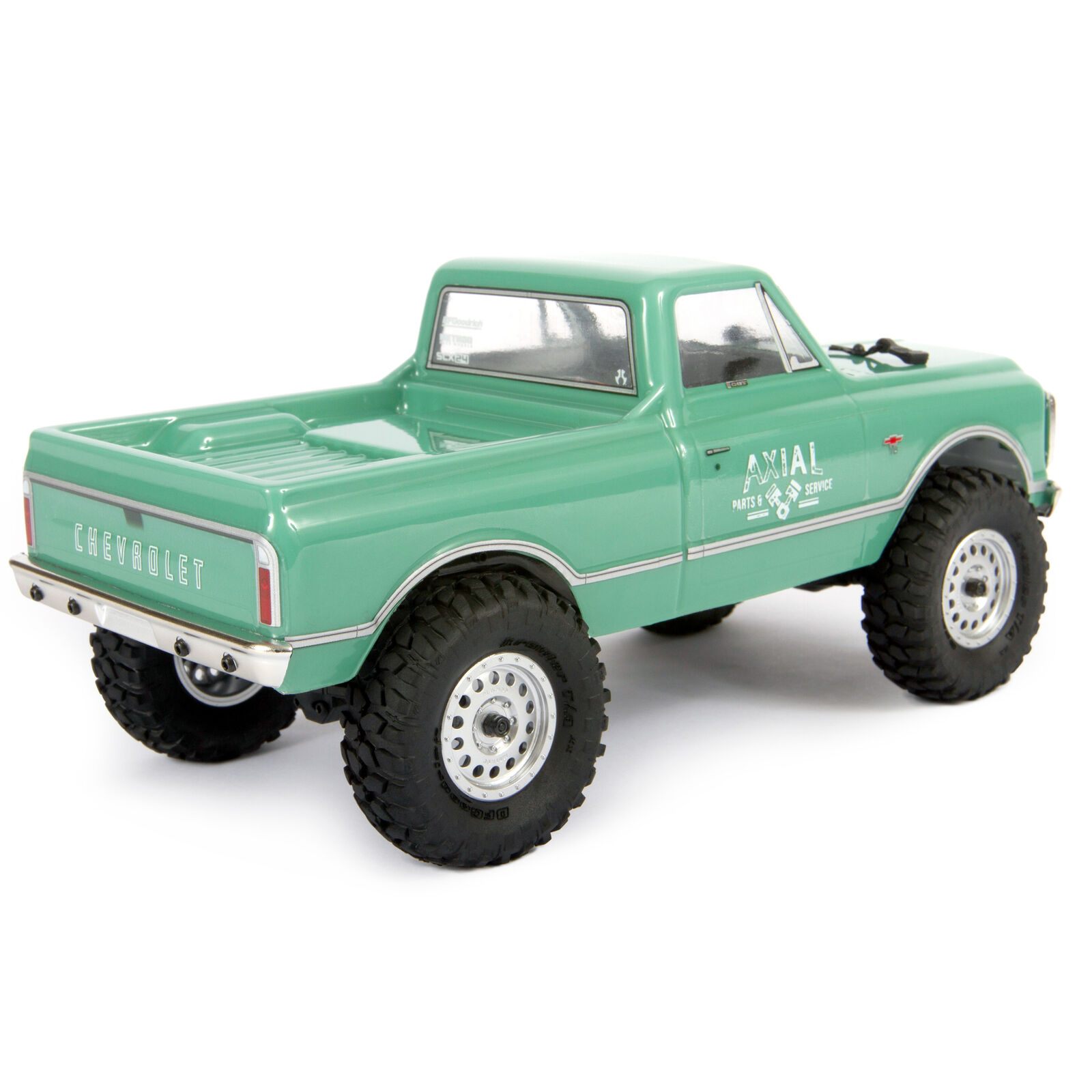Axial 1/24 SCX24 1967 Chevrolet C10 4WD Truck Brushed RTR, Green ...
