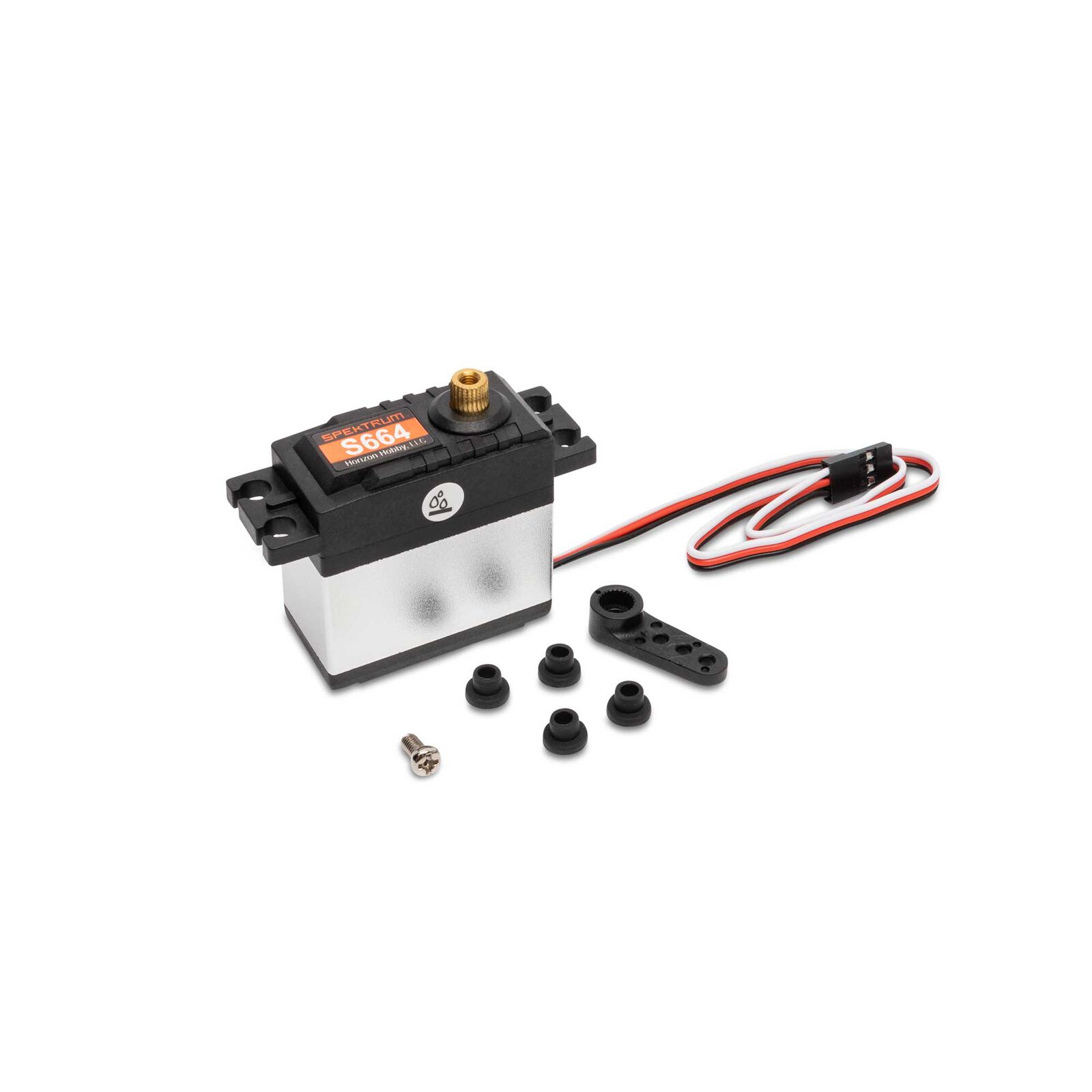 Spektrum S664 Standard Waterproof Metal Gear Servo 25T | Horizon Hobby