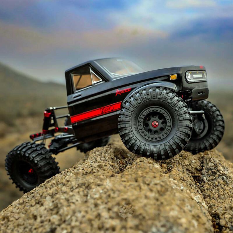 Redcat Racing 1/10 Ascent Fusion 4x4 Rock Crawler RTR, Black | Horizon ...