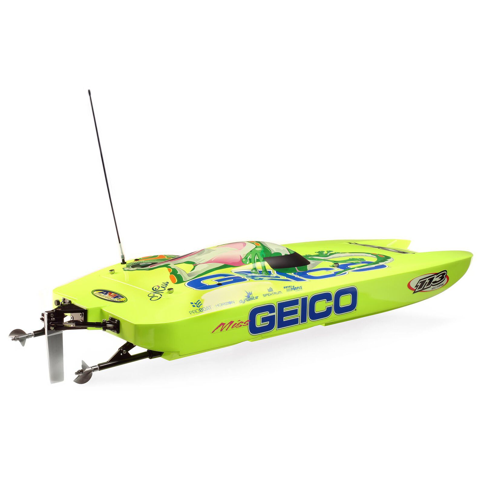 Pro Boat Miss GEICO Zelos 36" Twin Brushless Catamaran RTR | Horizon Hobby