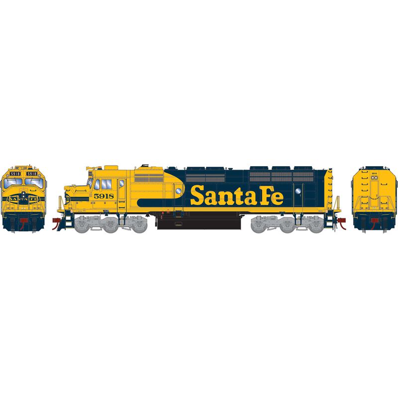 Athearn HO F45 Locomotive with DCC & Sound, ATSF #5918 | Horizon Hobby