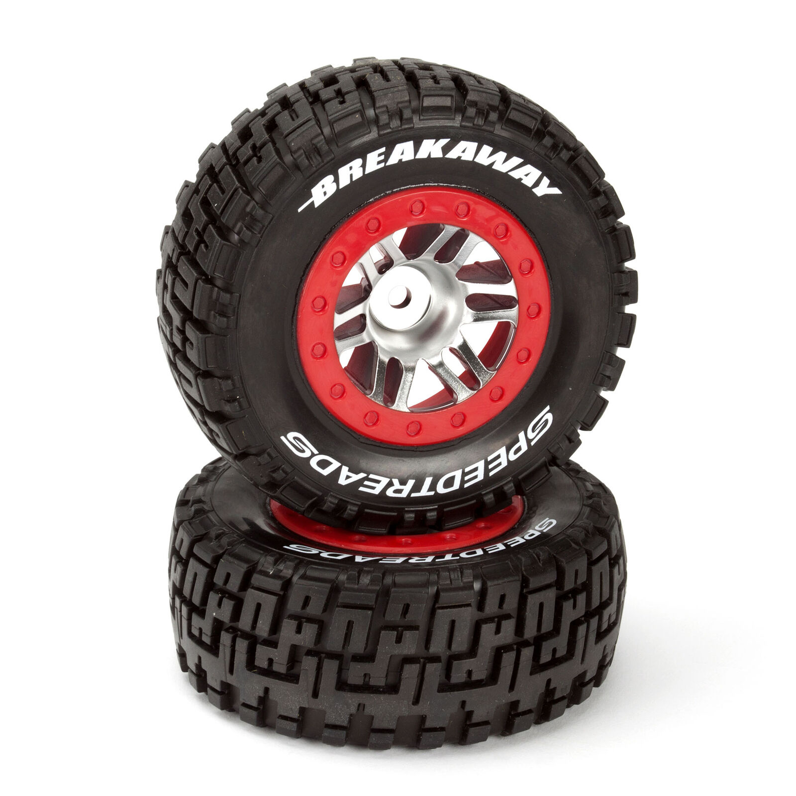 Duratrax SpeedTreads Breakaway SC Tires Front Mounted (2): Traxxas ...