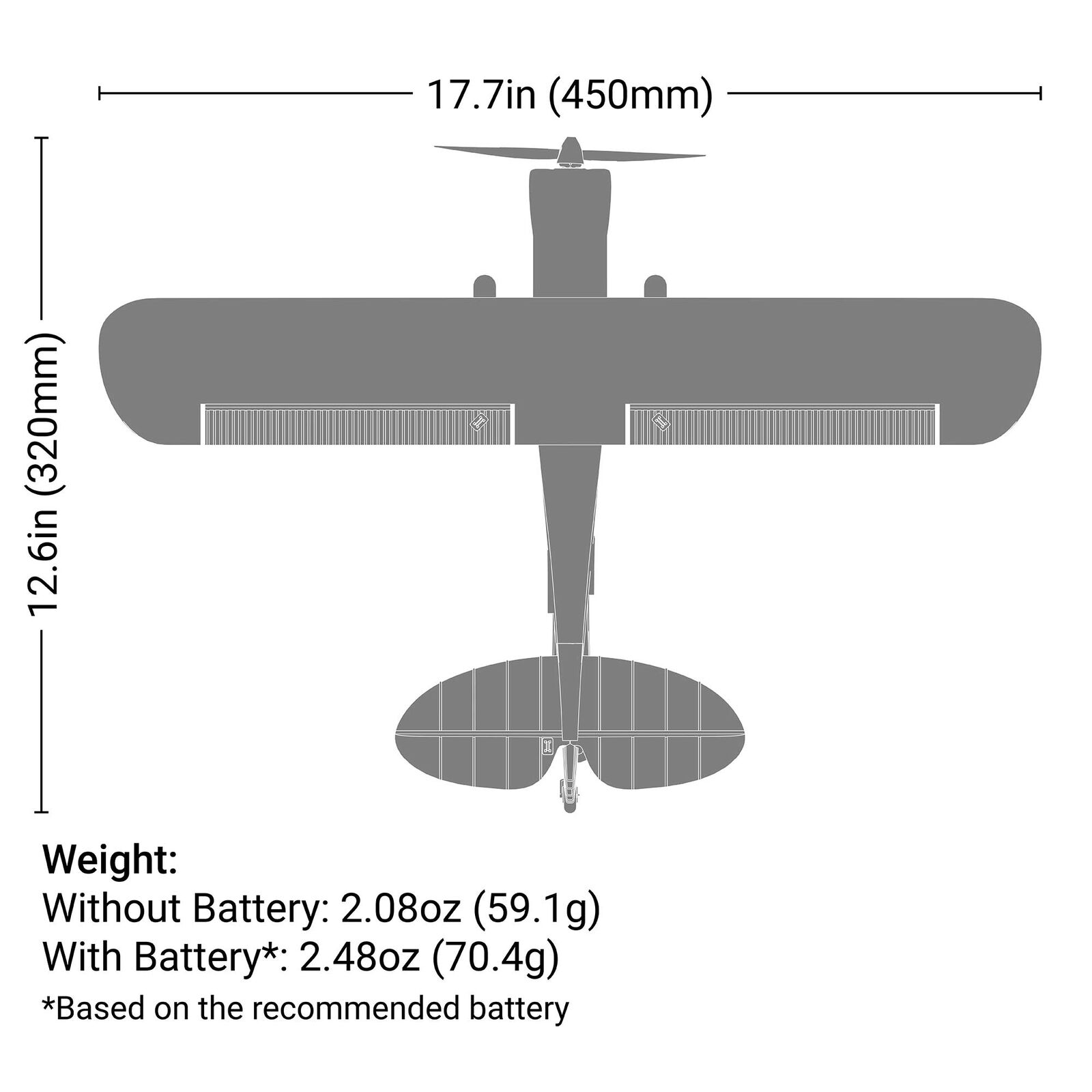 HobbyZone XCub 450mm RTF with SAFE | Horizon Hobby