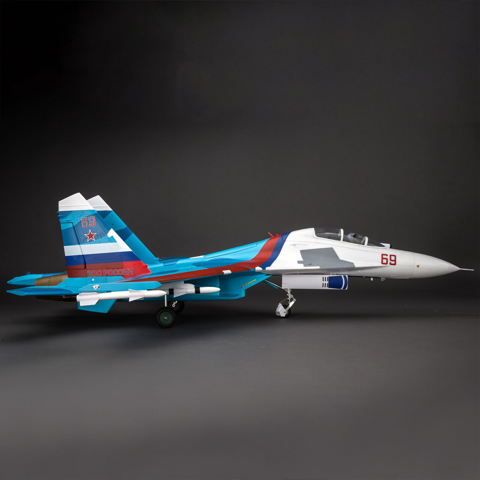 E-flite SU-30 Twin 70mm EDF BNF Basic with AS3X and SAFE Select ...