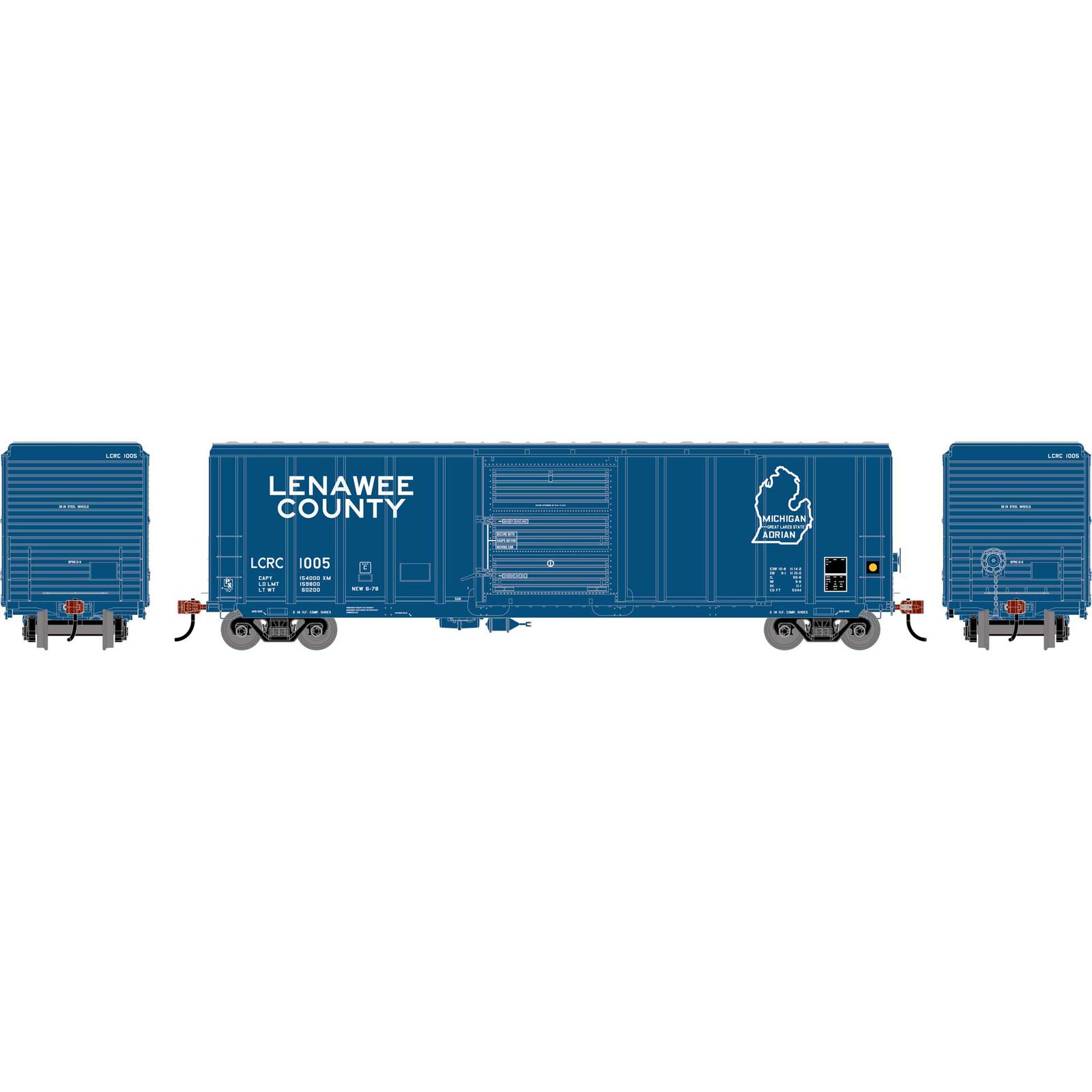 Athearn HO 50' PS 5344 Box Car, LCRC #1005 | Horizon Hobby