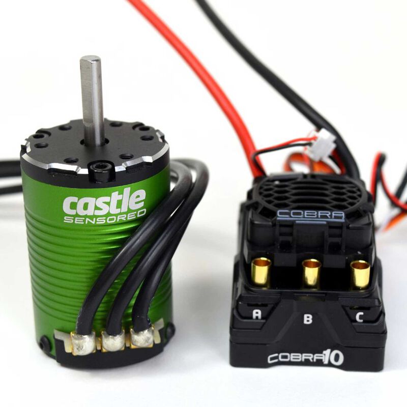 Castle Creations Cobra 10 Electronic Speed Control & 1410-3800KV ...