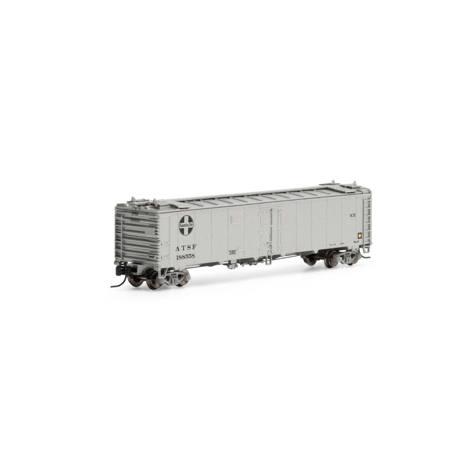 Athearn N 50' Ice Bunker Reefer, ATSF #188558 | Horizon Hobby