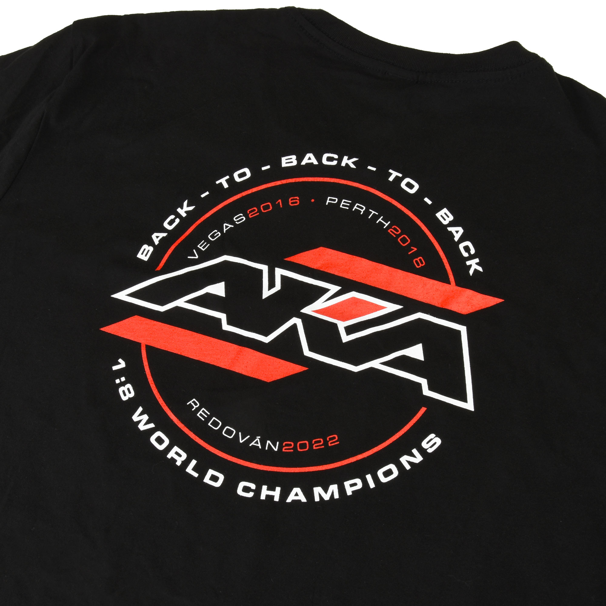 AKA Products Inc. 98121M Medium AKA 3-Time World Champion Black T-Shirt ...