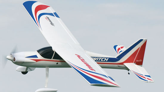 Flyzone Switch 2-in-1 Sport Trainer EP RTF 45" | Horizon Hobby